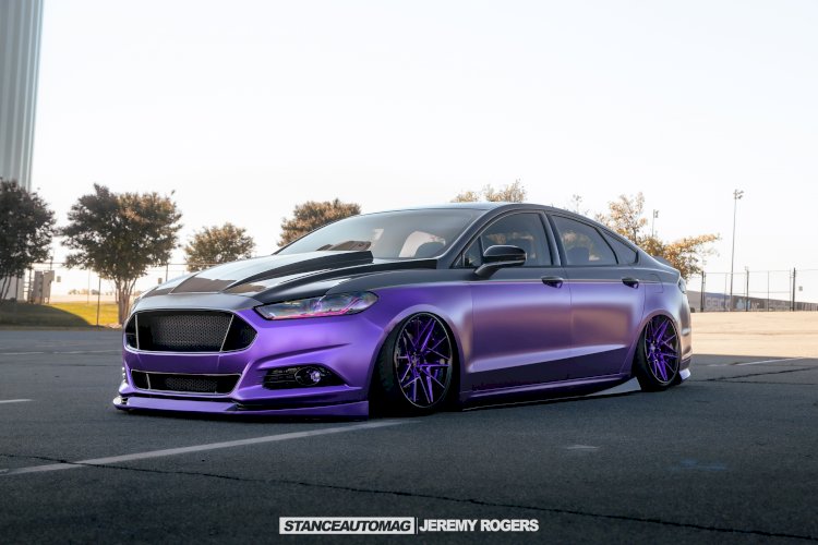 2014 Bagged Ford Fusion - Gregory Harnish - Stance Auto Magazine