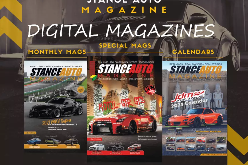 Stance Auto Magazines Digital Magazine Rack - Stance Auto Magazine