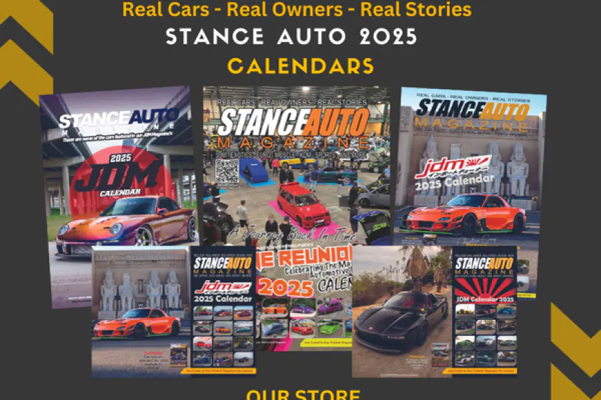 Stance Auto Magazine 2025 Car Wall Calendar: The Perfect Gearhead Gift ...