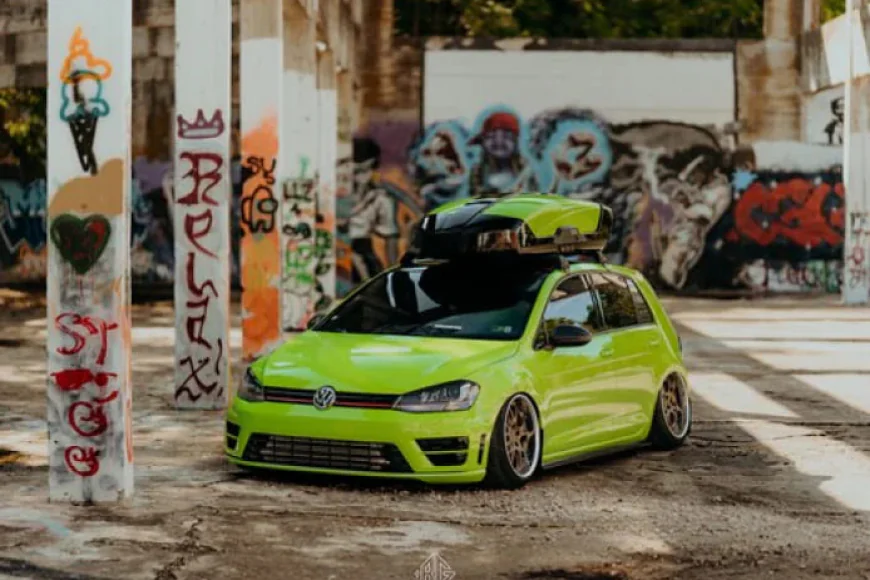 VW Mk7 Golf GTI: In Acid Green Inozetek Wrap - Stance Auto Magazine